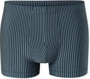 Schiesser Boxer Trunk Pure Micro pour homme en coton &eacute;lastique de qualit&eacute; jersey simple, Trunk Pure Micro Bleu Gris, XXL