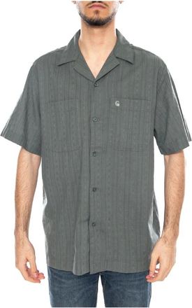 Carhartt Work in Progress Homme, Chemises, Vert, Taille: L S/S Gareth Shirt