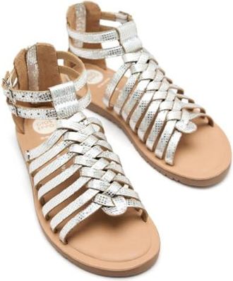 Gioseppo Onalaska Sandale Plate, Argent métallique, 37 EU