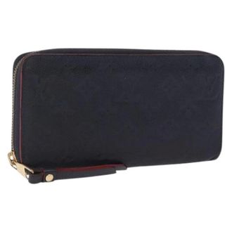 Louis Vuitton Portefeuille en Toile Pre-owned - Femme - Pre-owned - Bleu - Taille: ONE Size