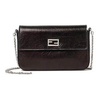 Fendi Tube Wallet On Chain - - Bags - Damen - Schwarzk - ONE SIZE