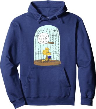 Peanuts Woodstock Cartoon Mürrischer Vogelkäfig Lustig LOL Vintage Pullover Hoodie