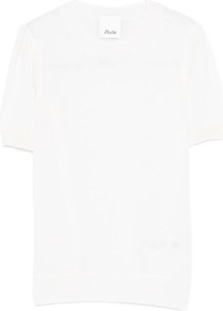 Allude short-sleeve T-shirt - Wei&szlig;