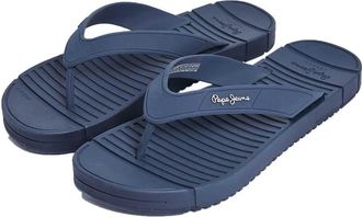 Pepe Jeans London Herren Shore M Flip-Flop, Blau (Navy), 6