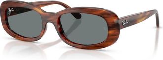 Ray-Ban unisex, Accessoires, Brun, Taille: ONE Size Rb2221 Oval Lunettes de soleil