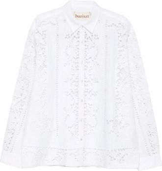 Baziszt Baziszt, Homme, Chemises, Blanc, Taille: M Minster Shirt