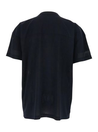 ERL Mens T-Shirt V-Neck Black Cotton T-Shirts And Polos