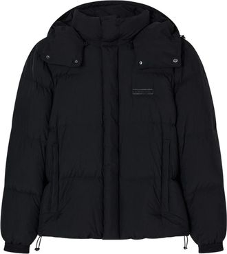 A|X Armani Exchange Homme, Vestes, Noir, Taille: S Doudoune matelass&eacute;e &agrave; capuche