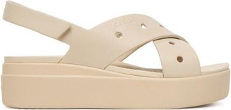 Crocs Sandalen Brooklyn 4U Cross Strap Sandal 212254 Beige