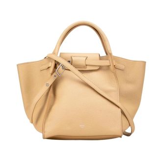 Celine Sac &agrave; main en cuir doccasion - Femme - Pre-owned - Beige - Taille: ONE Size