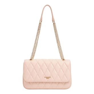 Twinset Femme, Sacs, Rose, Taille: ONE Size Sac bandouli&egrave;re matelass&eacute;