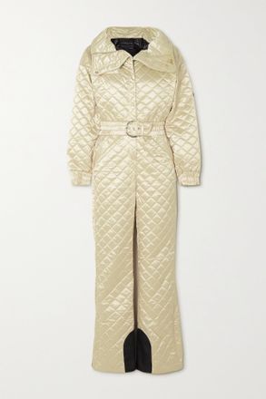 Cordova Courmayeur Gesteppter Skianzug Mit G&uuml;rtel - Ecru