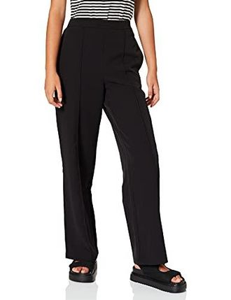 Pieces PCBOSSY HW Wide Pants Noos Pantalons, Noir, L Femme