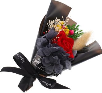 Angoily Unsterblicher Blumenstrau&szlig; mit Konservierten Frischen Rosen in Geschenkbox Ewige Blume als Dekoration und Valentinstagsgeschenk