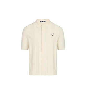 Fred Perry Polo tricot&eacute; &agrave; rayures ton sur ton en coton