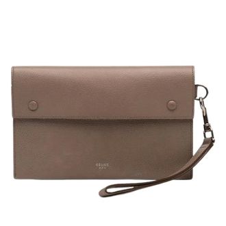 Celine Sac pochette vintage doccasion - Femme - Pre-owned - Brun - Taille: ONE Size