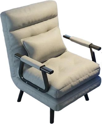 Generic Klappbett Sessel mit Rückenlehne Latexkissen verstellbares Sofa für Wohnzimmer und Schlafzimmer bequeme Wohnmöbel für Mittagessen Pause Entspannung