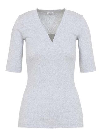 Brunello Cucinelli T-Shirt - Argent