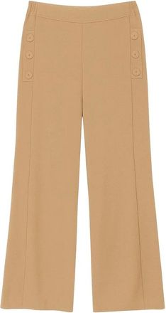 2-Biz Femme, Pantalons, Beige, Taille: 46 FR Wide Pantalons