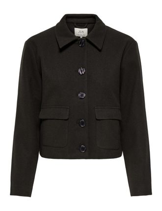 Jacqueline de Yong JdY Damen Jdycallie Life Short Jacket OTW Hab Noos, Chocolate Torte, x_s