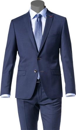 Roy Robson Herren Sakko blau Schurwolle