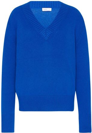 Rosetta Getty pull à col v - Bleu