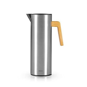 Beem Isolierkanne | Praktische Kaffee- & Teekanne - 1 L | Für heiße & kalte Getränke | Inkl. auslaufsicherem Deckel mit Drehverschluss & Silikonring | Edel