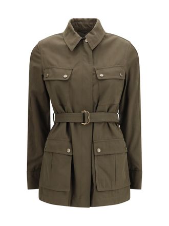 Burberry Check Jacket - Green
