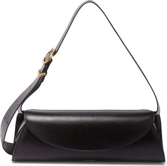 Jil Sander Femme, Sacs, Noir, Taille: ONE Size Sac à bandoulière en cuir noir avec logo