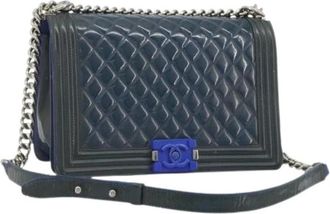 Chanel Sac bandouli&egrave;re vintage doccasion - Femme - Pre-owned - Bleu - Taille: ONE Size