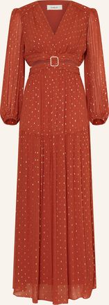 BA&SH Ba&Sh Kleid Marry Mit Cut-Outs Und Glitzergarn rot