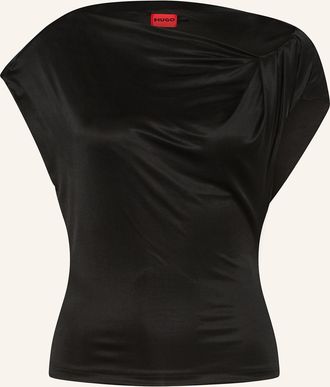 HUGO BOSS Hugo Blusentop Damavina schwarz