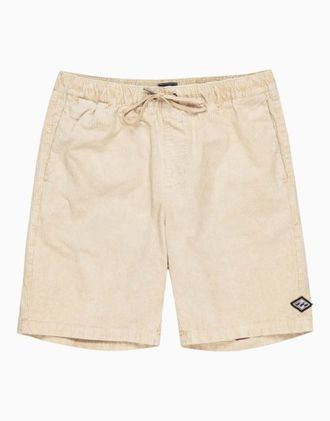 Billabong Larry - Walkshorts in der Farbe Chino mit elastischem Bund, 20 Zoll Schrittl&auml;nge-Neutral