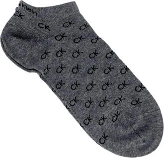 Calvin Klein Homme, Sous-v&ecirc;tements, Gris, Taille: S Low Cut Socks Logo Style