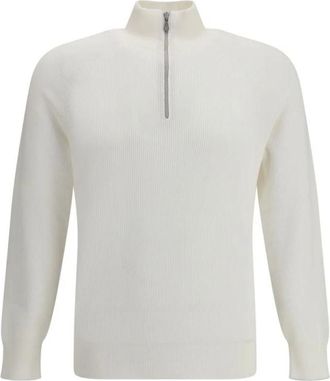 Brunello Cucinelli Homme, Pulls, Blanc, Taille: L The Sweater