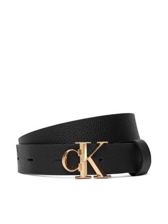 Calvin Klein Dameng&uuml;rtel Facet Ck Buckle Pebble 25Mm LV04F7060G Schwarz