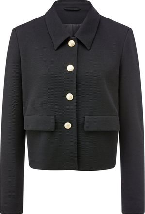 Peter Hahn Jersey-Jacke Peter Hahn schwarz