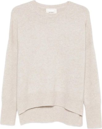 Lisa Yang Gerippter Mila Pullover - Nude