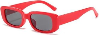 Generic Lunettes De Soleil Homme &Agrave; Monture Fine For Lext&eacute;rieur, Femme For Les Trajets Domicile-travail Et Vacances(Red)