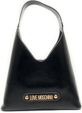Moschino Sac femme Love shopper &agrave; bandouli&egrave;re en cuir synth&eacute;tique noir BS26MO19 JC4131PP1OLH0000 Taille du sac: Moyenne