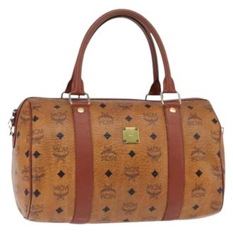 MCM Sac Week-end Pre-owned - Femme - Pre-owned - Brun - Taille: ONE Size