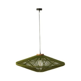 Paris Prix Paris Prix - Lampe Suspension en Jute Dollie 93cm Vert