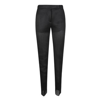 Max Mara Slim-fit Hosen - - Trousers - Damen - Schwarzk - XS