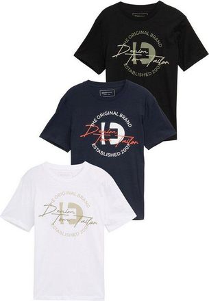 Tom Tailor T-Shirt (Packung, 3-tlg) mit Print