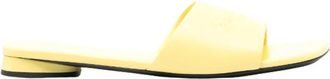 Balenciaga Duty Free Leder Slide - - Shoes - Damen - Gelb - 38 EU