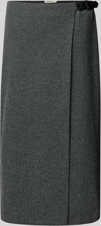 Max Mara Midi-Rock aus Baumwoll-Woll-Mix Modell PETALI
