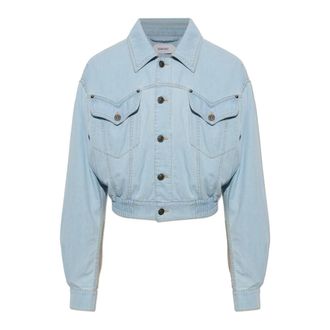 Versace Denim Jacket - - Jackets - Damen - Blau - XS
