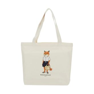 Maison Kitsun&eacute; Homme, Sacs, Beige, Taille: ONE Size Maison Kitsune Sacs.. Beige