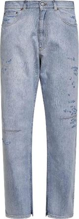 Maison Margiela Homme, Jeans, Bleu, Taille: W33 Jeans &agrave; effet us&eacute;