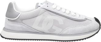 Dolce & Gabbana Low-Top Sneaker - Sneaker Cushion In Mixed Materials Color Grey/Whit - Gr. 41,5 (EU) - in Wei&szlig; - f&uuml;r Damen